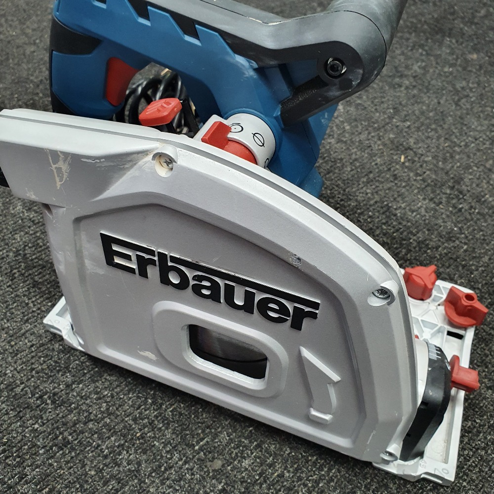 Pre-owned Erbauer Erbauer ERB690CSW Corded Electric Brushed Plunge Saw ...